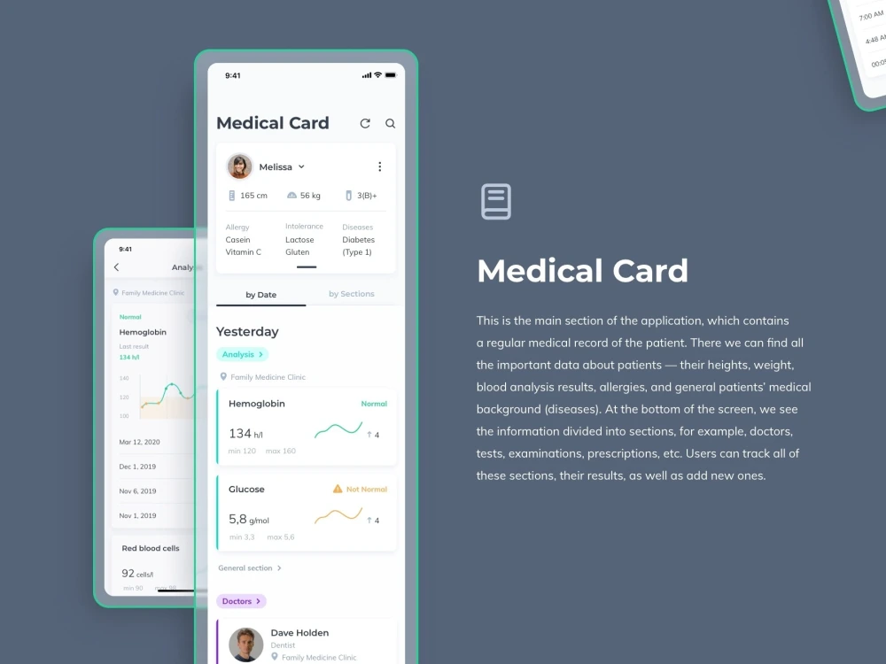 Premium quality Medical App UI kit for iOS | Upwork