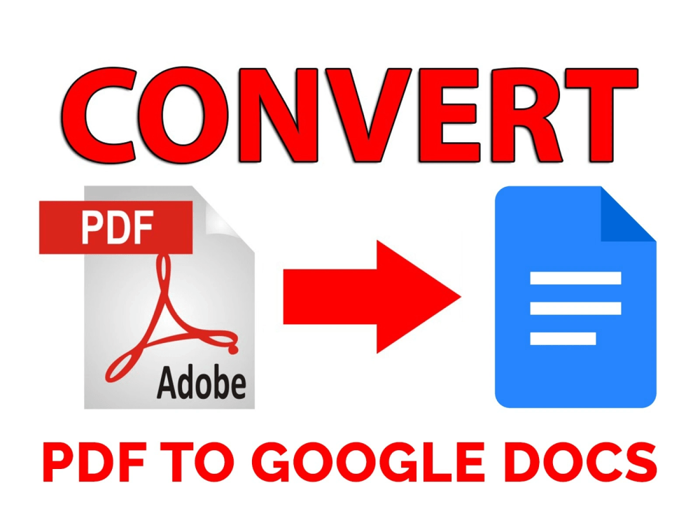 Convert PDF to Google Docs or PDF to Editable Google Docs | Upwork
