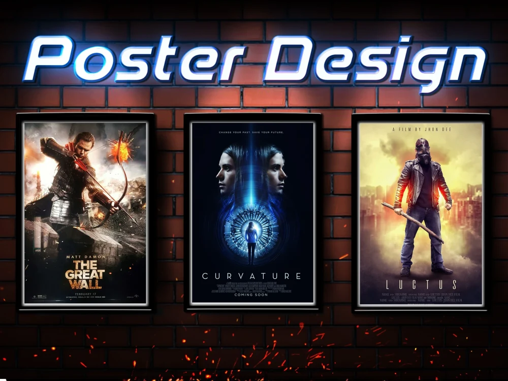 Extraordinary movie poster and advertisement poster | Upwork