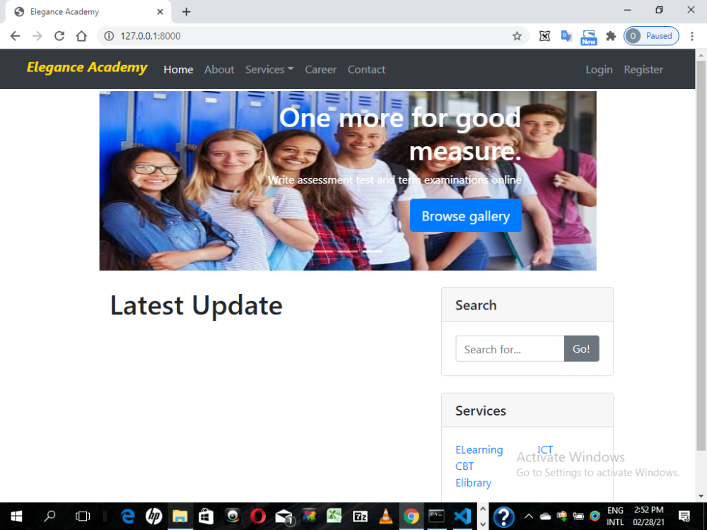 A Full stack eLearning Web App using Django and Bootstrap | Upwork