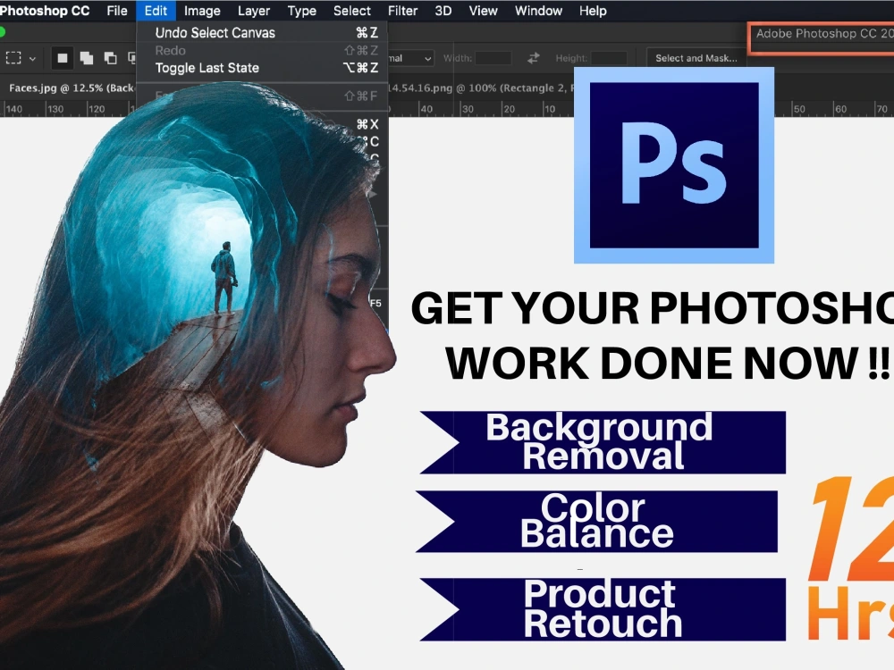 Your photoshop work done in 24 hours | Upwork