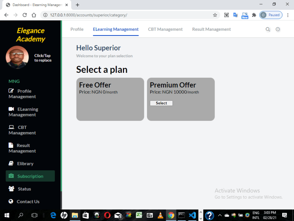A Full stack eLearning Web App using Django and Bootstrap | Upwork