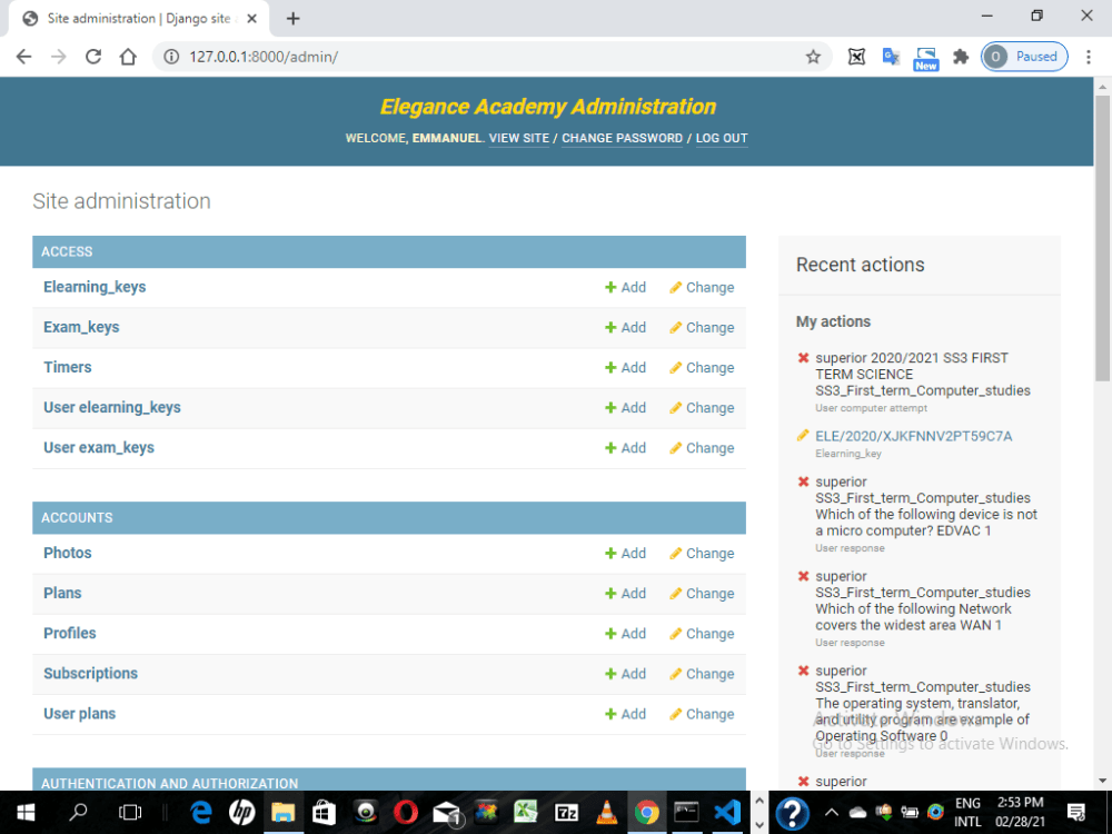 A Full stack eLearning Web App using Django and Bootstrap | Upwork