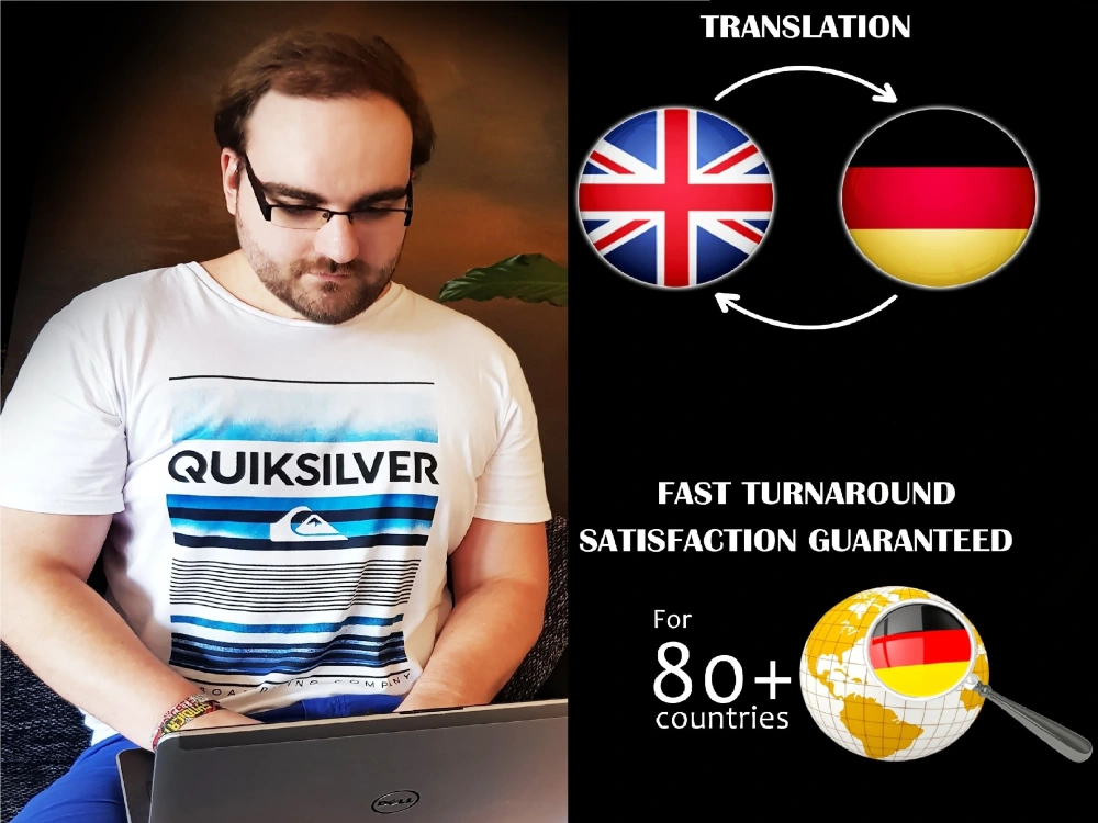 A professional English to German translation or vice versa | Upwork