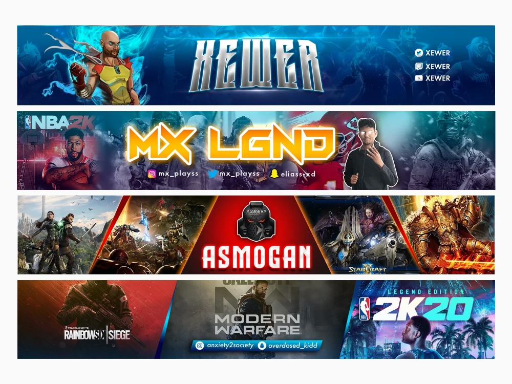 A Custom Youtube Channel Banner / Youtube Channel Art | Upwork