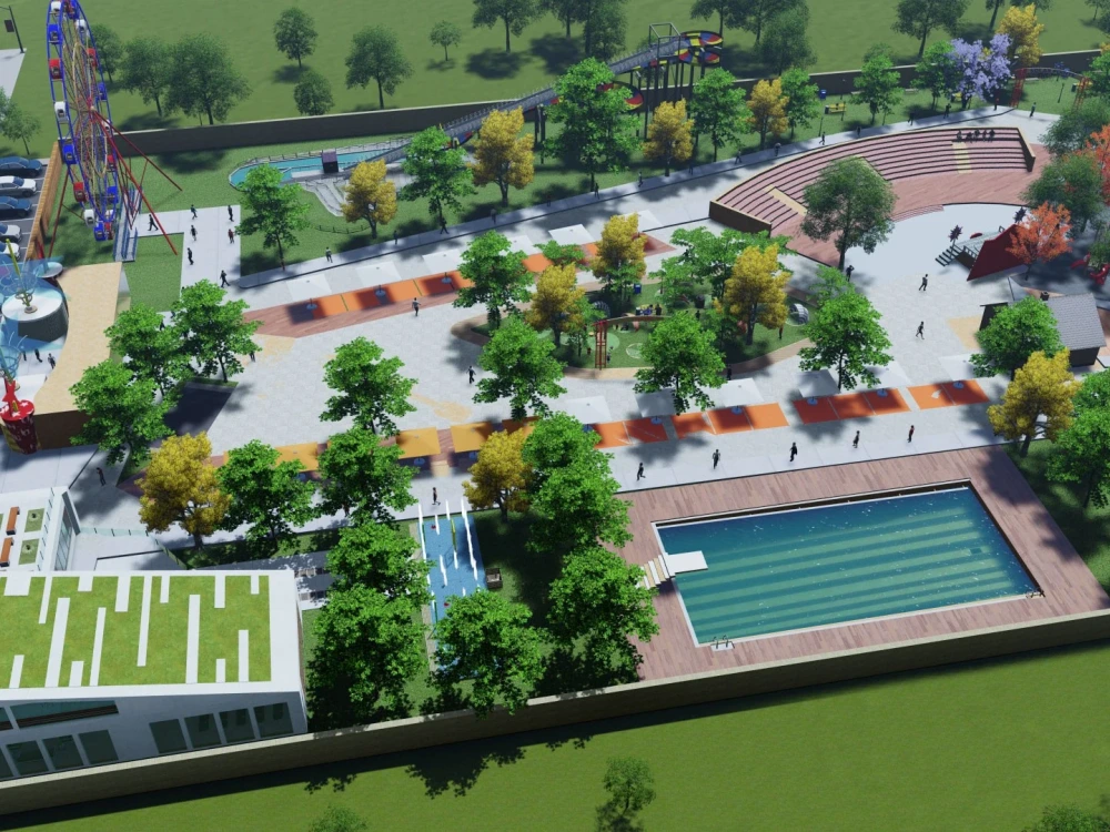 An amazing Resort or park designed and 3D visualization | Upwork