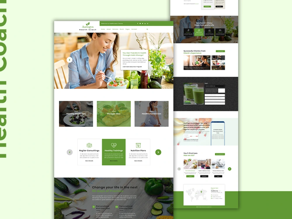 A PSD website template design | Upwork