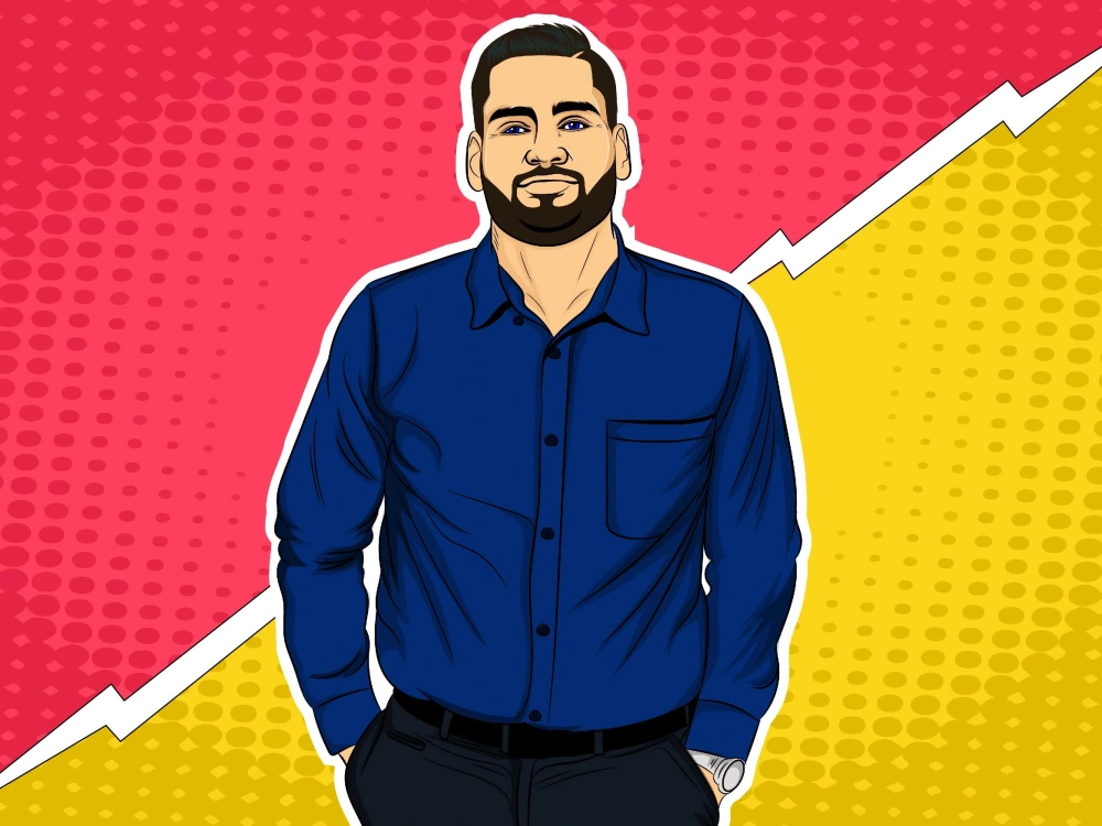 Colorful pop art & comic cartoon for your photo | Upwork