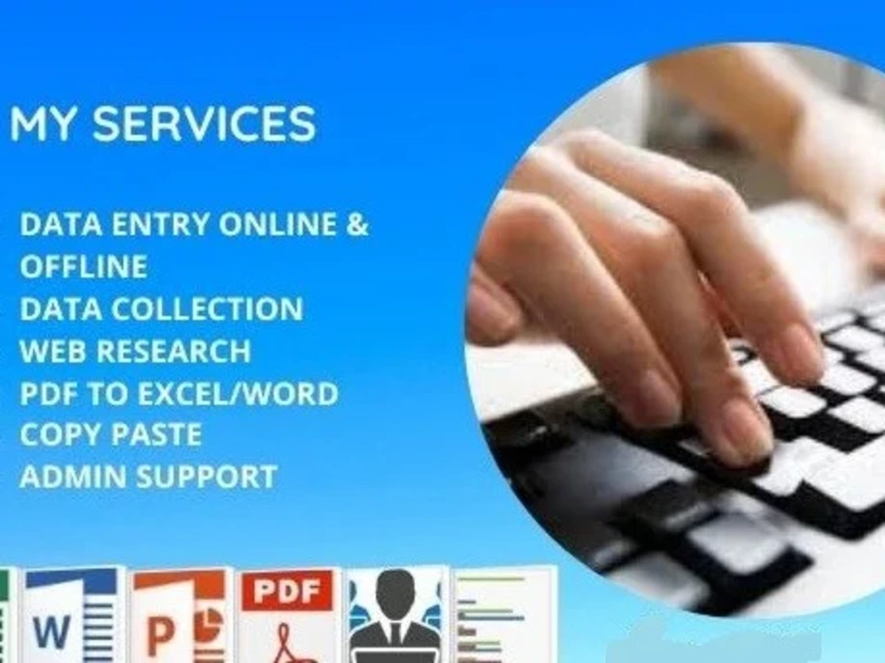 Data entry, file conversion, admin support with good accuracy | Upwork