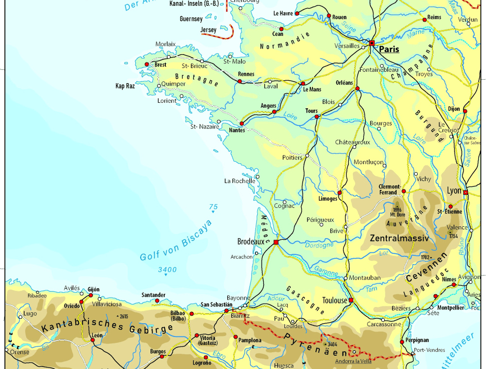 A vector map according to cartographic standard! | Upwork