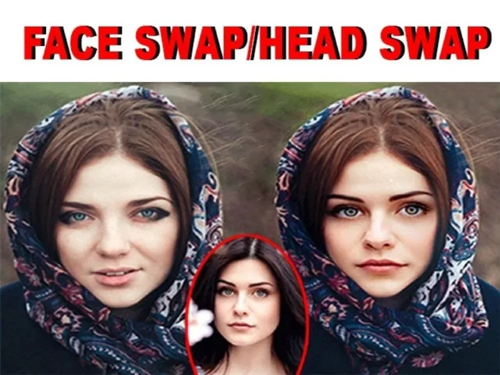 Realistic face swap, head swap for headshot Images | Upwork