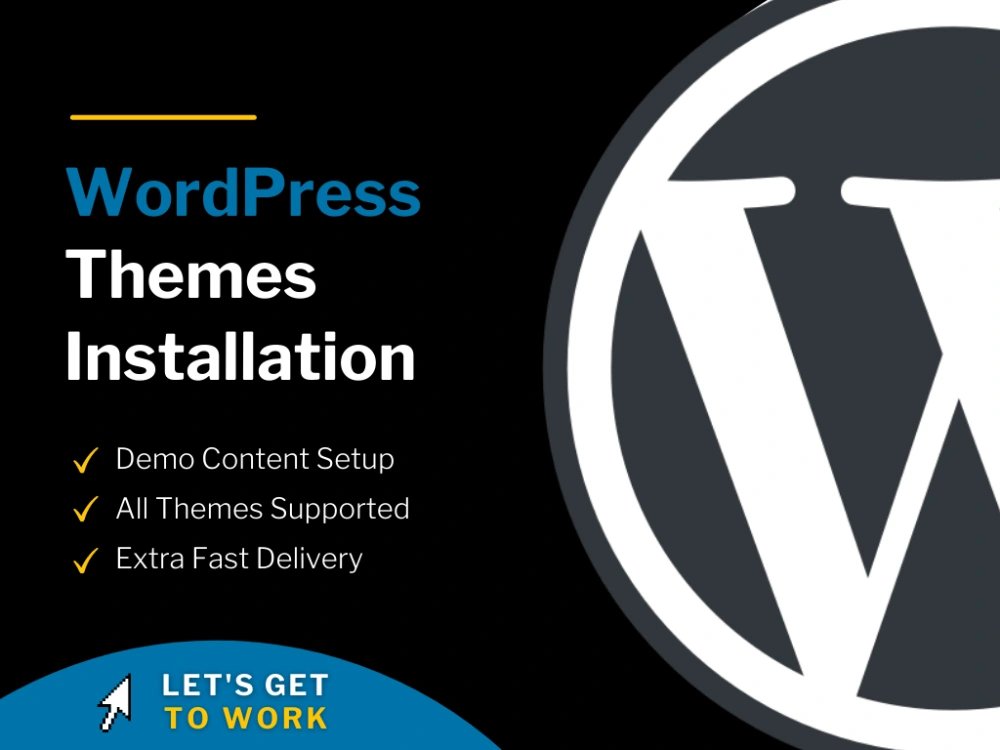 Your WordPress theme installed and set up with DEMO DATA and plugins | Upwork