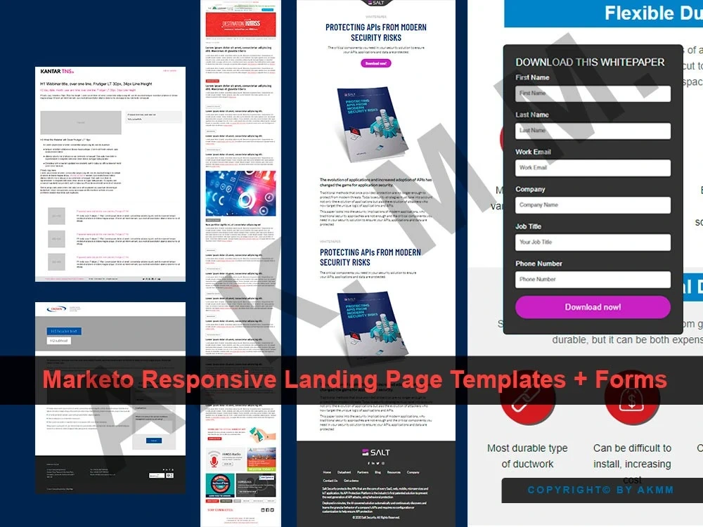 A Marketo landing page template & form designed for your business | Upwork