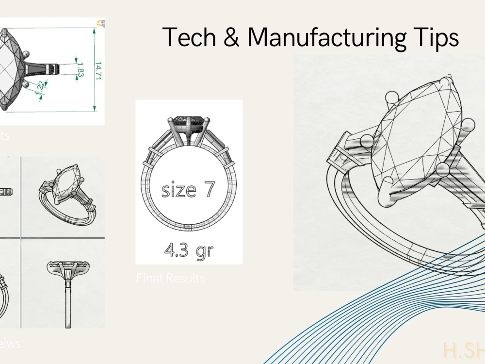 3d designs and renderings done for jewelry ideas or projects. | Upwork