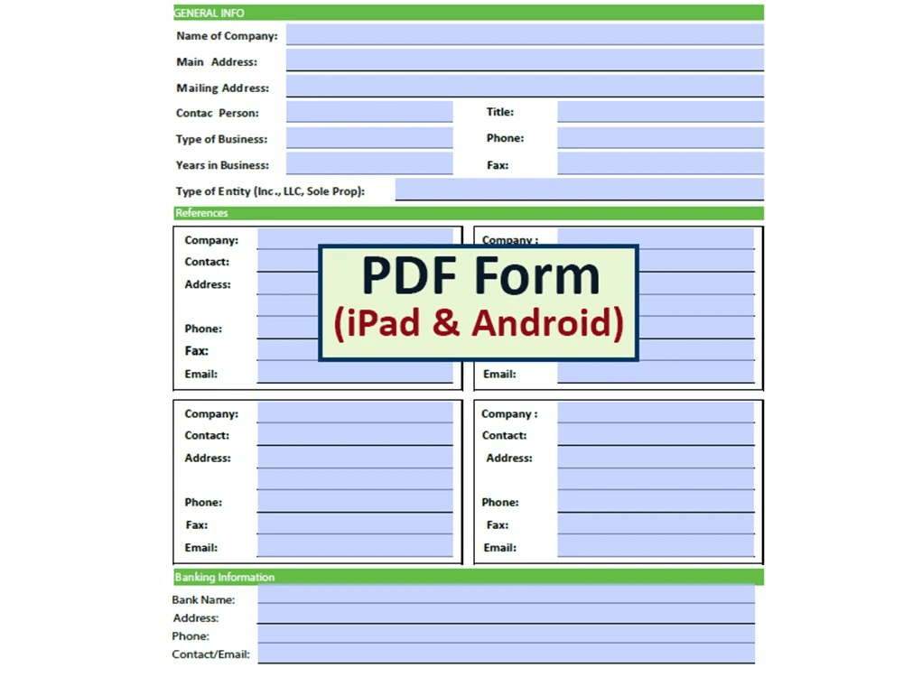 Create or Edit Fillable PDF Form and Invoice Template | Upwork