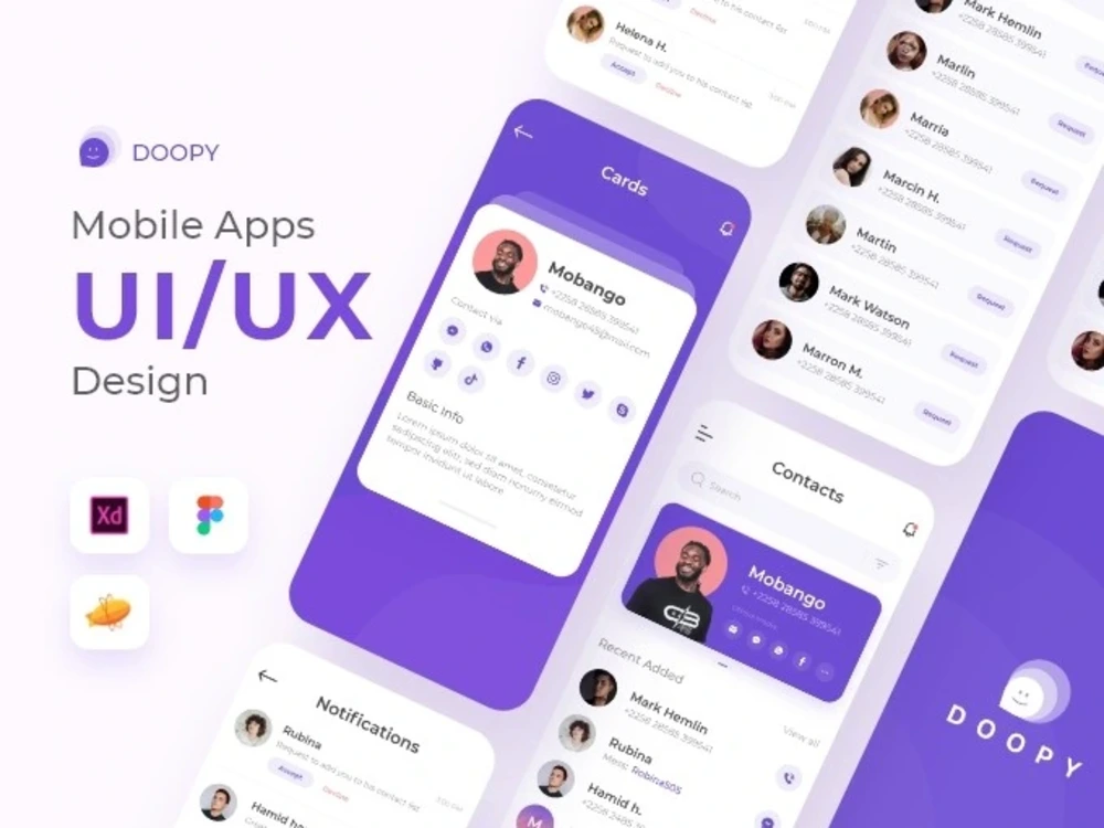 An eye-catchy premium mobile app ui for ios and android | Upwork