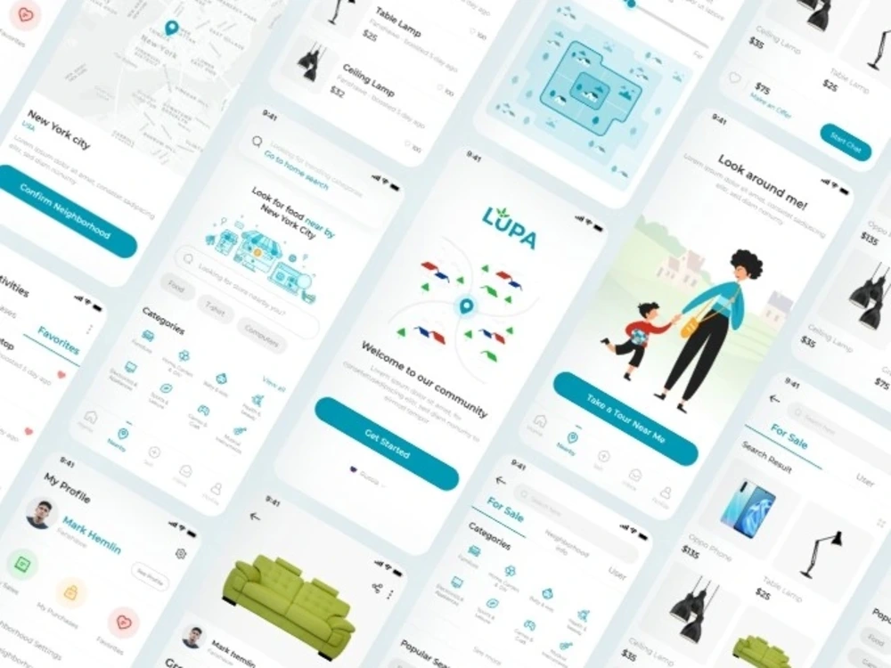 An eye-catchy premium mobile app ui for ios and android | Upwork