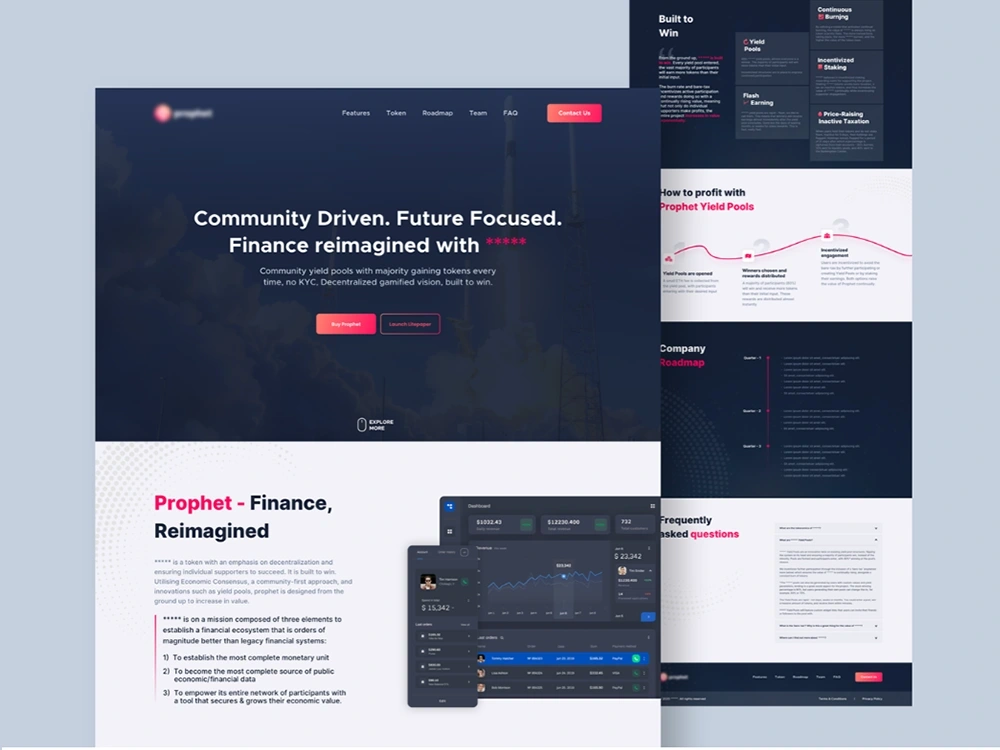 Professional UI UX landing page and web template design | Upwork
