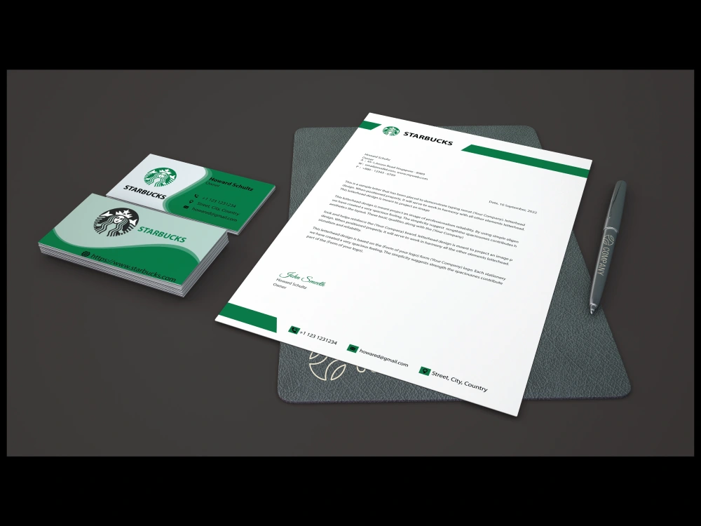 An elegant but professional letterhead and business stationary | Upwork