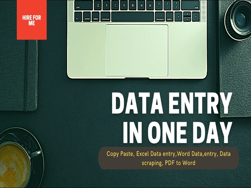 Data entry, web research, typing work, copy paste, excel data entry in 1day | Upwork