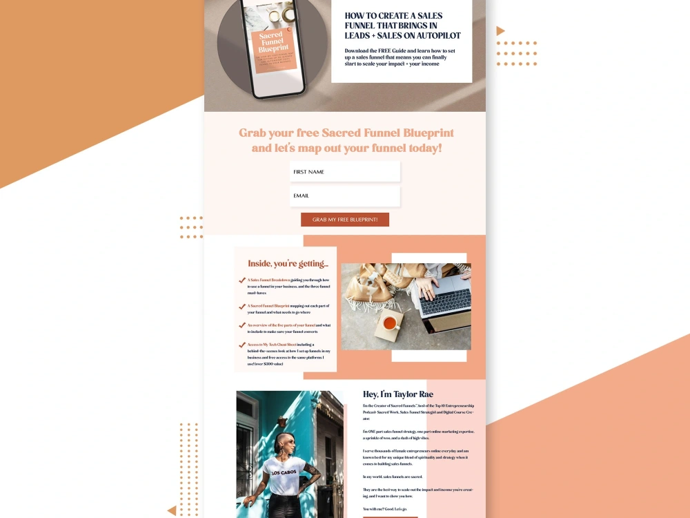 Amazing and customized Clickfunnels Landing Page design that converts ...