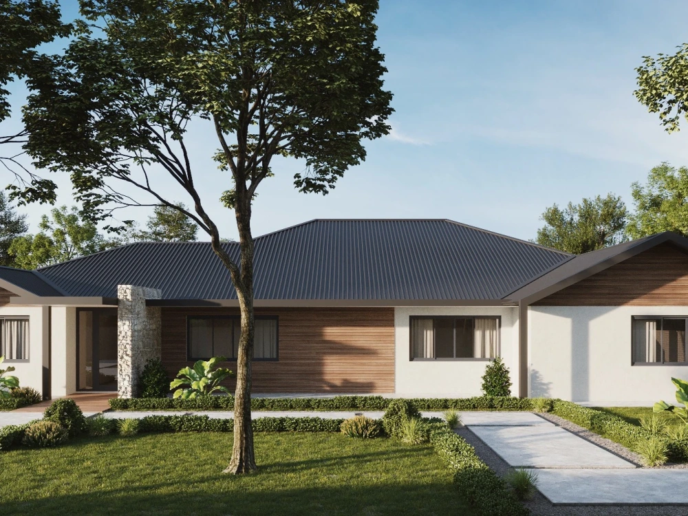 Realistic rendering images for residence exterior. | Upwork