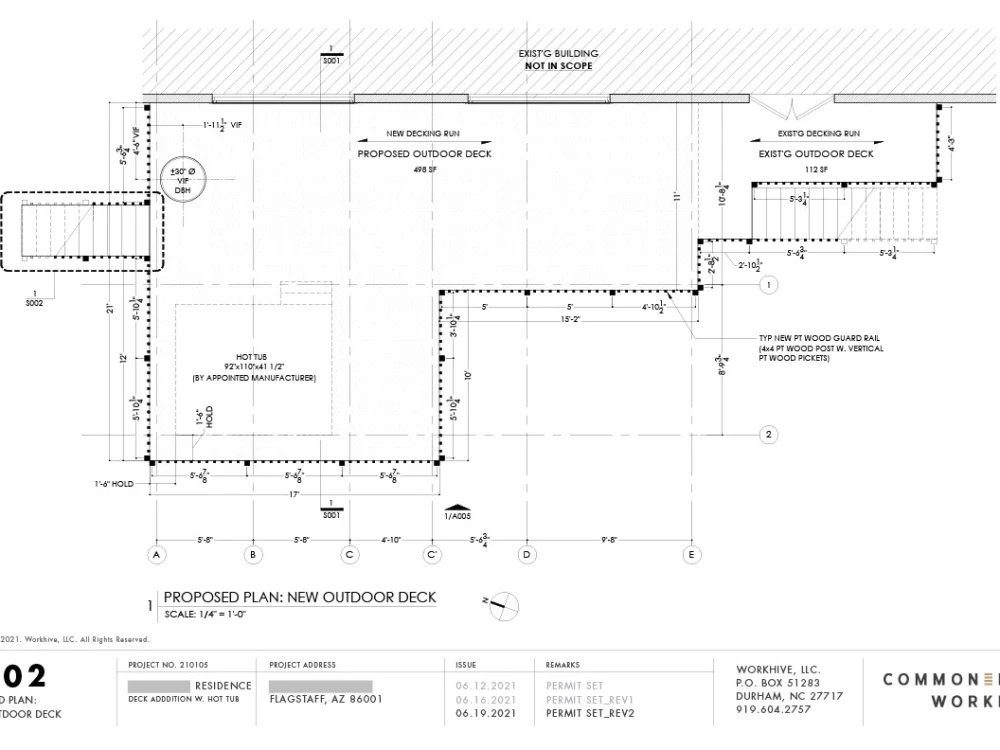 A professional drawing set for a new deck. | Upwork