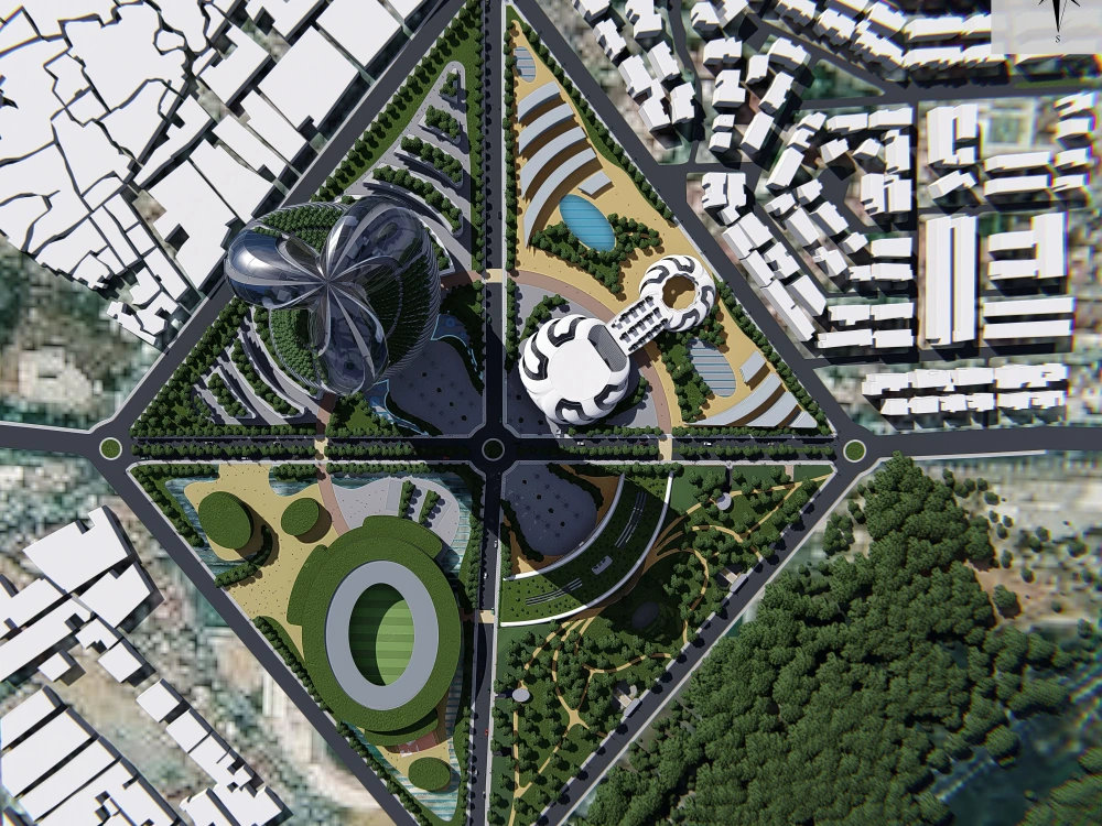 Site plan landscape master plan design and render | Upwork