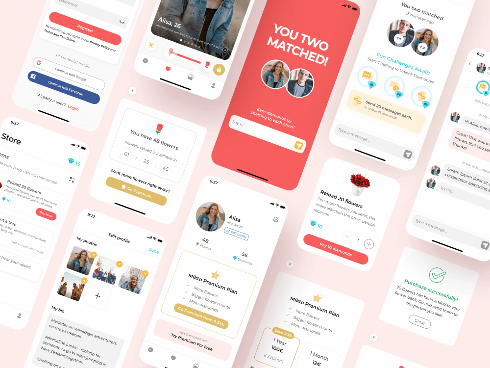 A set of aesthetically pleasing and intuitive app UX/UI designs | Upwork