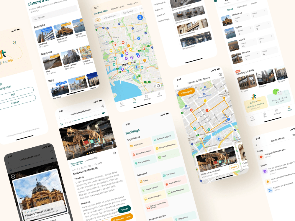 A set of aesthetically pleasing and intuitive app UX/UI designs | Upwork