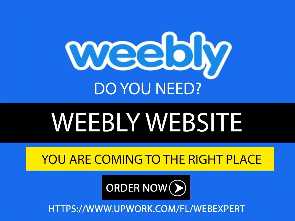 A professional weebly website for your business | Upwork