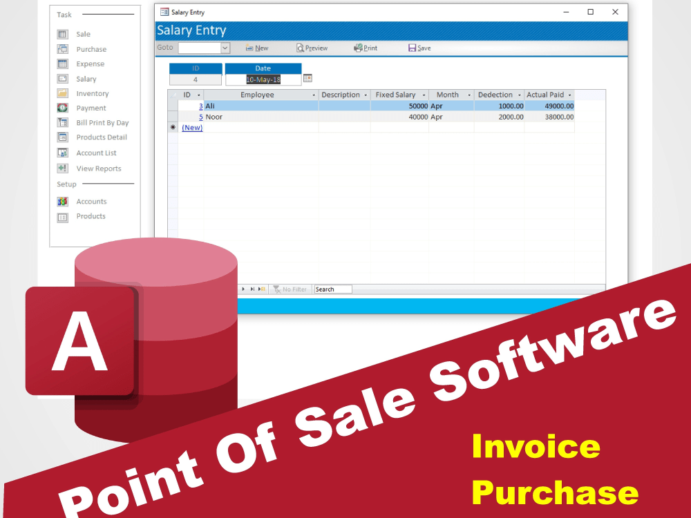 POS Application In Microsoft Access for your business | Upwork