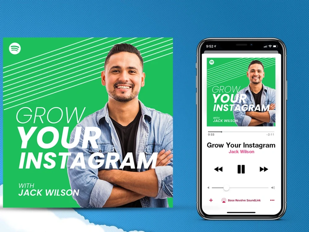 Modern and creative podcast cover art | Upwork