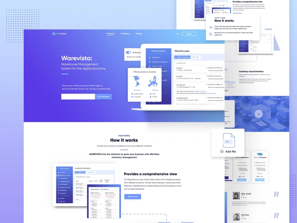 Design of professional and unique landing page | Upwork