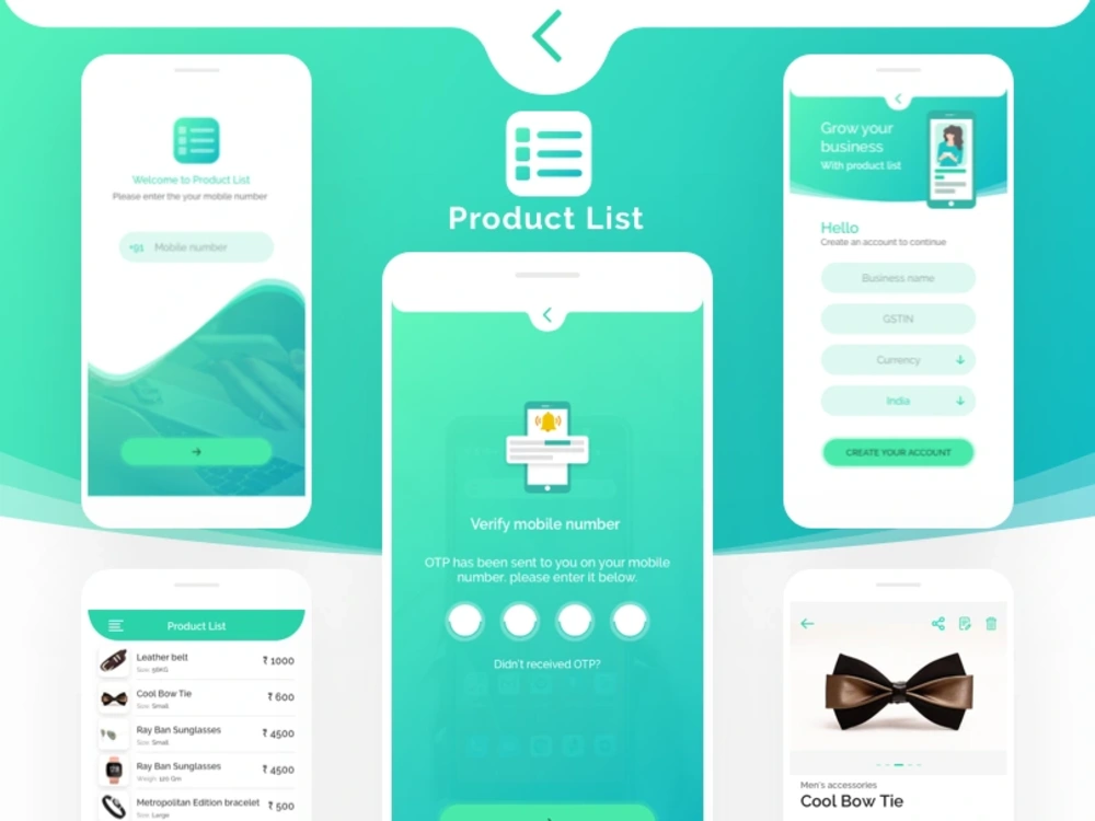 A modern Trendy mobile app design | Upwork