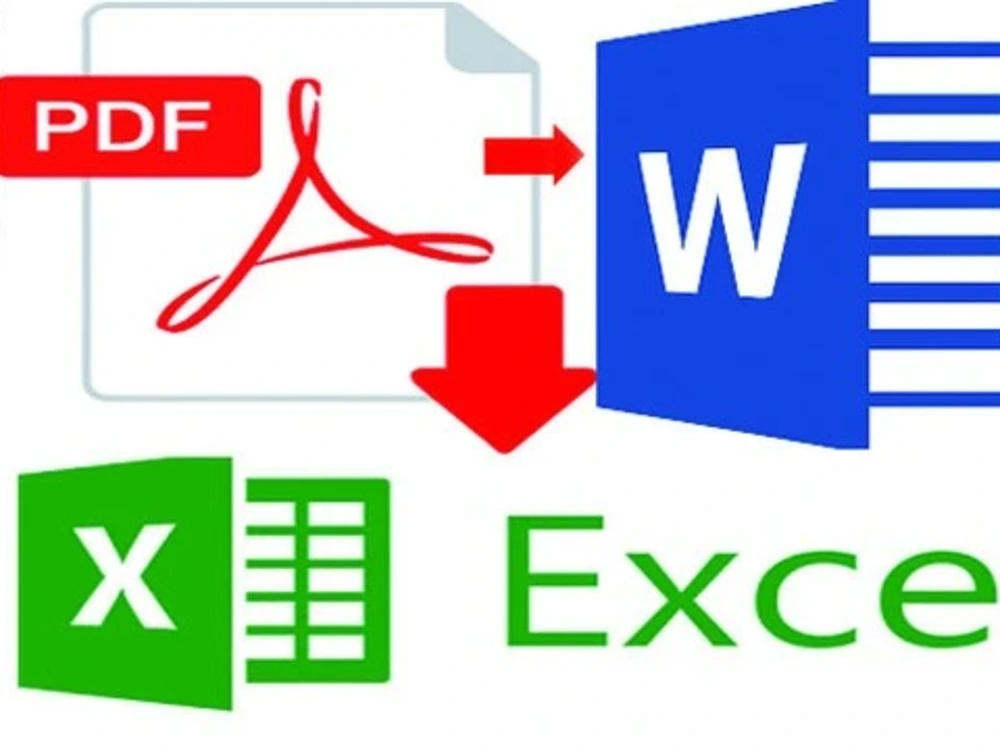 PDF/Image/Screenshot non-editable file converted in Word/Excel | Upwork