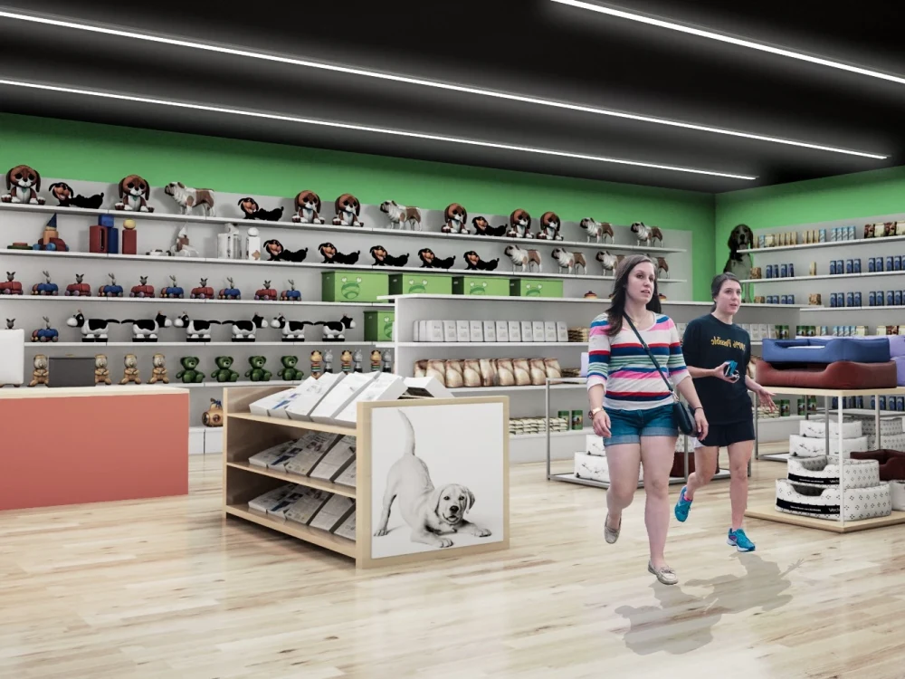 Retail store Interior, Exterior Design, Exterior Rendering, Interior ...