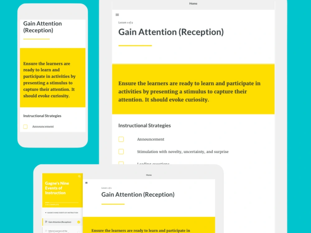 An updated eLearning module converted to Articulate Rise 360. | Upwork