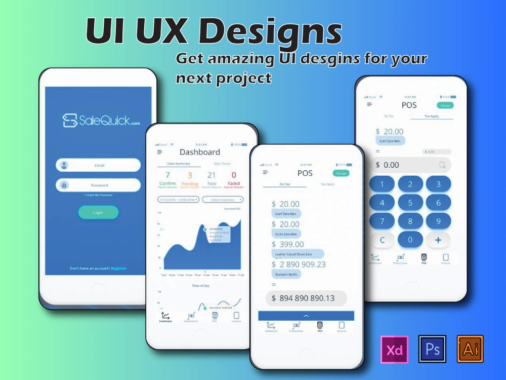 An outstanding UI UX design for your website or mobile application. | Upwork