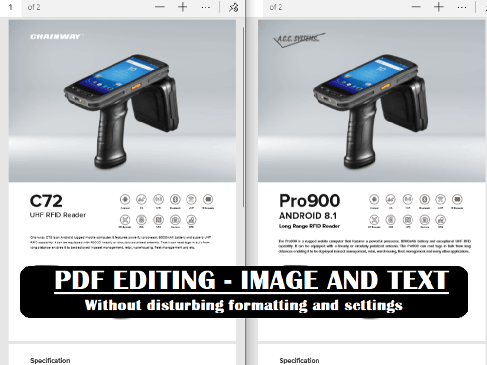 Edited/fillable PDF with same formatting and font | Upwork