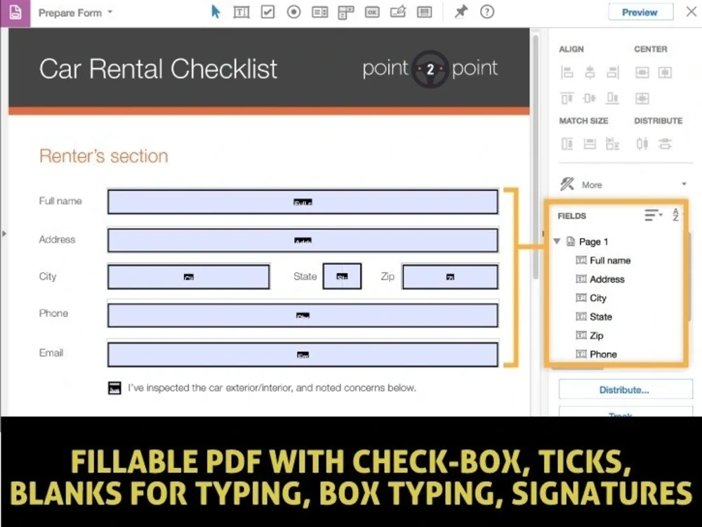 Edited/fillable PDF with same formatting and font | Upwork