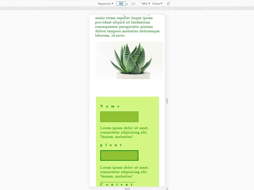 Cactus (Template) prototype of layout for design décor | Upwork