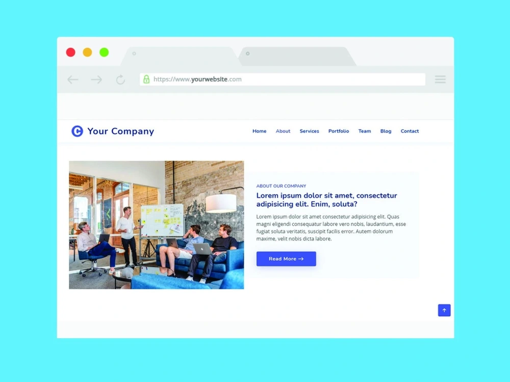 A fantastic landing page with admin panel, comments and blog section ...