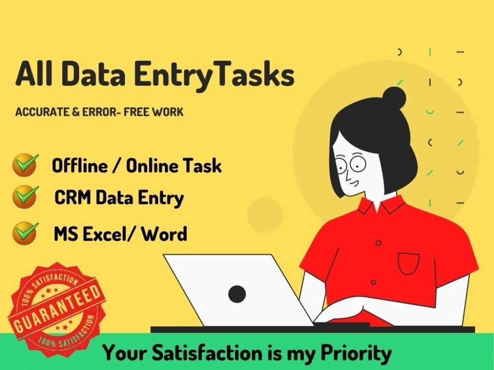 Data Entry task done with Accuracy | Upwork