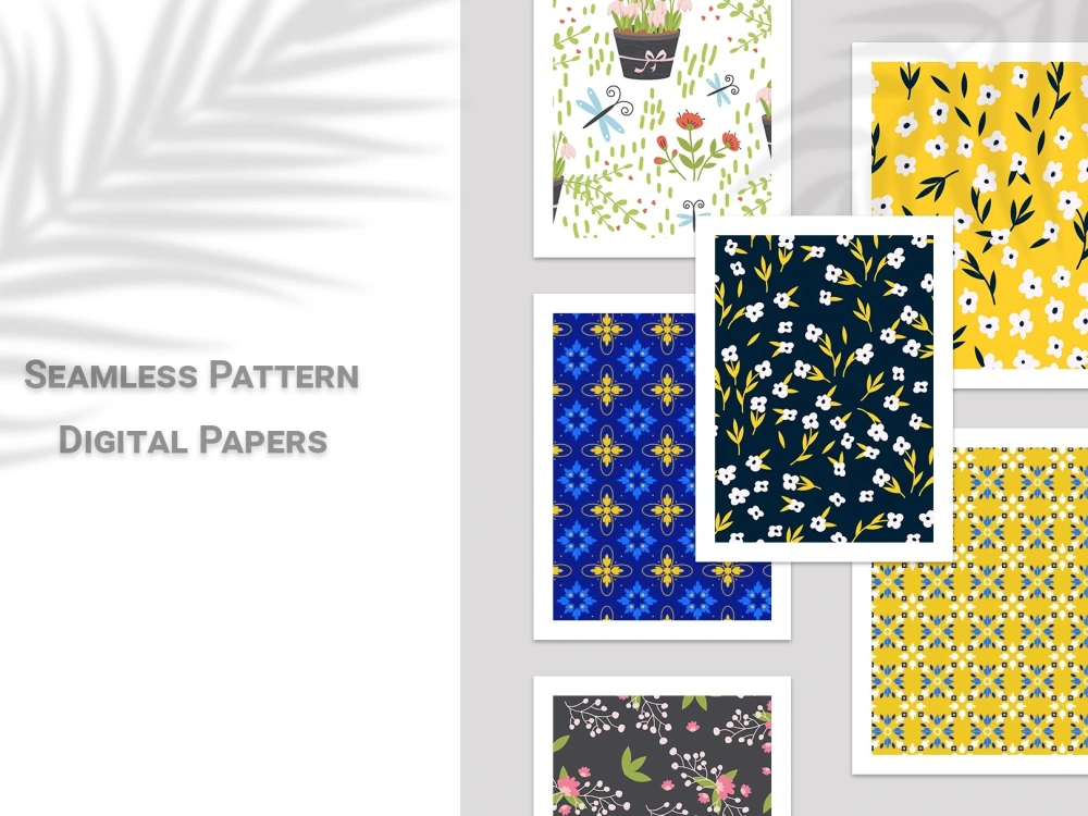 Unique vector seamless patterns | Upwork
