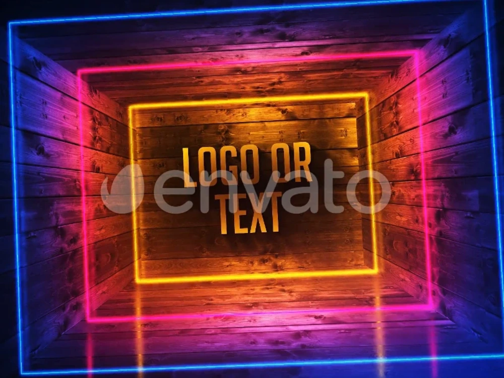An amazing 4k neon logo animation video intro | Upwork