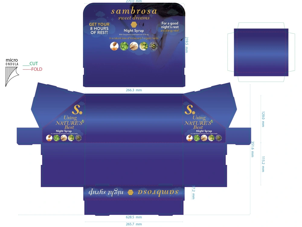 Professional Packaging Box Design, print-ready files + FREE Bonus 3D ...