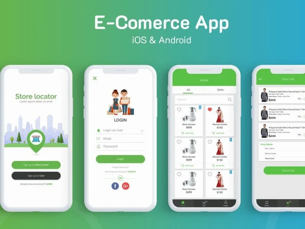 Multi Vendor eCommerce AI Cloud App for Android/iOS /Flutter/React Native | Upwork