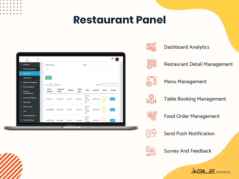 Food Delivery & Table Booking Solution | Upwork