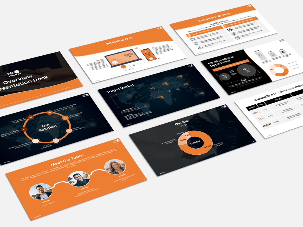 A pitch deck presentation design PowerPoint, pitch deck designer | Upwork